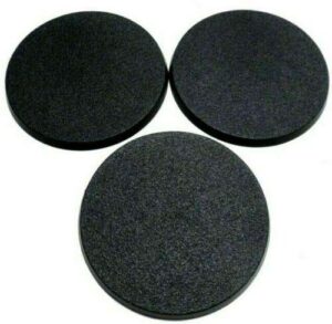 lot of 3 160mm round bases for warhammer 40k & aos games workshop astraeus super tank