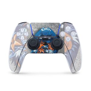 mightyskins gaming skin for ps5 / playstation 5 controller - butterfly garden | protective viny wrap | easy to apply and change style | made in the usa