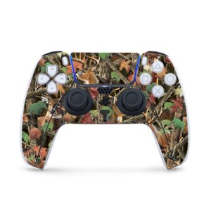 mightyskins gaming skin for ps5 / playstation 5 controller - almond blossom | protective viny wrap | easy to apply and change style | made in the usa