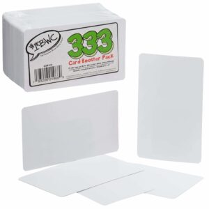 brybelly 333 card booster pack for 1000 blank white cards game - expansion for 1kbwc - fun customizable group party game of oddity & imagination for adults & family - create your own funny board game