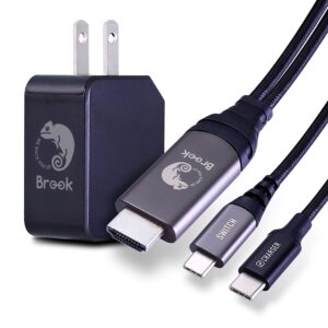 brook switch hdmi cable - a portable dock and charger pack for your switch, switch dock adapter to hdtv, travel lightly with your switch