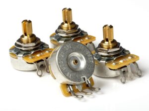 cts pot, 500k audio, split-shaft (4 pack)