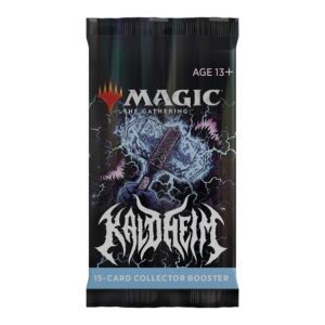 magic: the gathering kaldheim collector booster pack | 15 magic cards