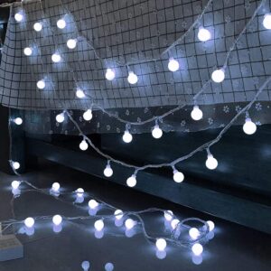 100 leds globe fairy string lights 33 inches indoor string lights for bedroom garden party outdoor decorations white