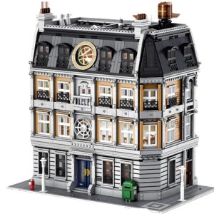 general jim's new york sanctorum sanctum - magic library santuary modular city bulding blocks set | compatible with lego city sets and all major brands