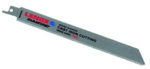 lenox tools reciprocating saw blade, diamond grit, 8-inch (10833800rdg),black.grey - 5 pack