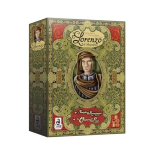 lorenzo il magnifico board game 2nd edition - strategy game for teens and adults, fun for family game night, ages 12+, 2-5 players, 90 minute playtime, made by cranio creations