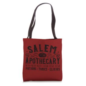 basic witch salem apothecary herbalist elixir tonic potion tote bag