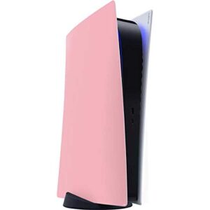 skinit decal gaming skin compatible with ps5 digital edition console originally designed light pink design