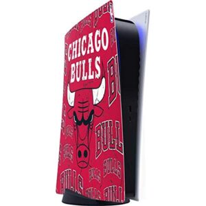 skinit decal gaming skin compatible with ps5 digital edition console - officially licensed nba chicago bulls blast design