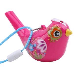 tovip 1pcs coloured drawing water bird whistle bathtime musical toy for kids early learning educational children gift toy musical instrument