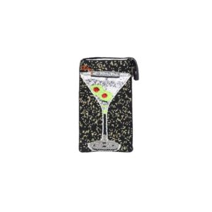 bamboo trading company shb405 dirty martini club bag, 8-inch height