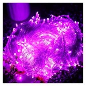 fairy lights outdoor fairy string lights 10m with 100 led 8 modes wave rope lights icicle curtain light,waterproof festival lighting for garden patio yard home wedding party and christmas decoration z