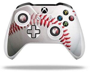 wraptorskinz decal vinyl skin wrap compatible with xbox one s/x controller - baseball (controller not included)