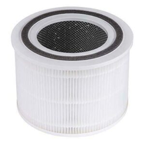 core 300 air purifier replacement filter,for levoit 3-in-1 h13 hepa pre-filter, parts # core 300-rf (white|filter)