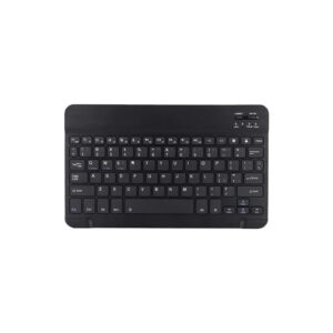 v bestlife keyboard spanish english 10.1" slim ultra wide 80-key keyboard bluetooth 3.0 for android/for ios/for win