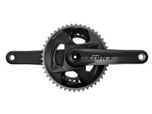 sram force dub 12-speed crankset black, gloss, 165mm, 48-35t