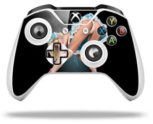 wraptorskinz decal vinyl skin wrap compatible with xbox one s/x controller - alice pinup girl (controller not included)