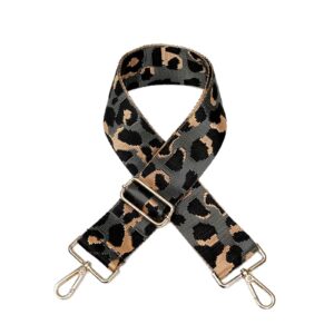 beacone wide leopard purse strap replacement adjustable crossbody shoulder bag handbag strap belt