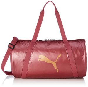 puma 078640 at ess diagonal bag, barrel bag, moto pack, fall and winter 21, color mauve wood, rose gold, moto (02)