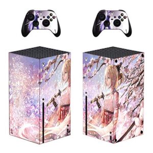 kajal mani - fate vinyl skin sticker decal wrap for x-box-one-series x console skin set