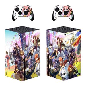 kajal mani x-box-one-series x console vinyl skin decal stickers for x-box-one-series x controller skin gintama