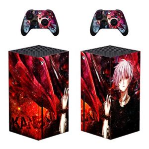 ghost city decals stickers full set faceplate skin for x-box-one-series x protection kit by kajal mani