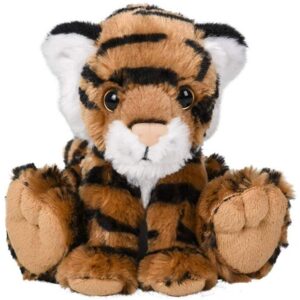 tribello small 6” tiger stuffed animal plush toy for kids