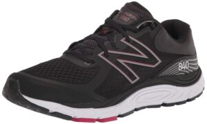 new balance men's m840br5 running shoe, black/horizon, 12 wide