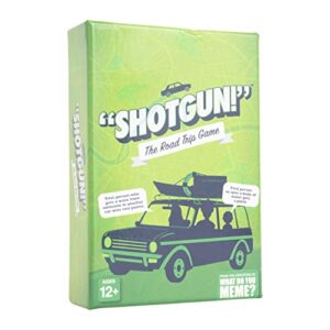 what do you meme? shotgun! - the road trip car game for families, travel games and road trip activities for kids by relatable