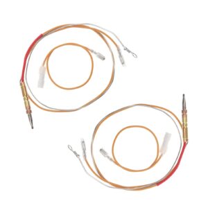 timsec 2packs propane tank top heater thermocoupler 2304885, f237349, fasten type thermocouple safety assembly kit, compatible with mr heater, dura heat, costway, remington, procom and more