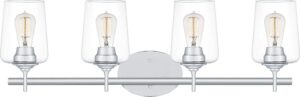 quoizel miller 30 1/2" w polished chrome 4-light bath light