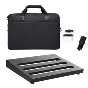 soyan guitar pedal board 18" x 11.8" with carry bag (spb-18)