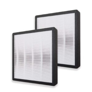 pureburg replacement hepa filters compatible with nash ap-1 puresmart wifi air purifier,2-pack h13 4-stage filtration activated carbon 2-in-1 air clean dust vocs odor