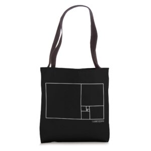 golden ratio architect and architecture student gift tote bag