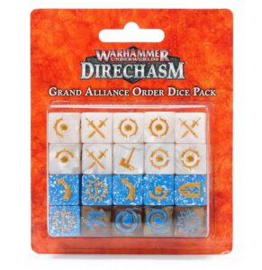 games workshop - warhammer underworlds: grand alliance order dice pack