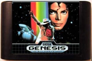 michael jackson’s moonwalker (sega genesis / megadrive) – reproduction video game cartridge