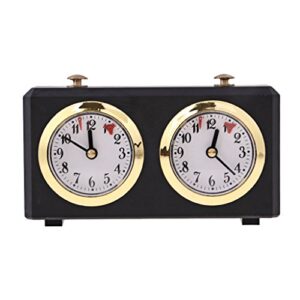 chess clock, tournament analogue chess clock timer count up count down timer, professional chess clock game timer for chinese chess, international chess board game