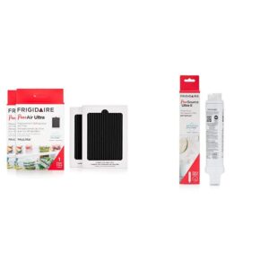 frigidaire pureair ultra air filter 2 pack + frigidaire water filtration filter