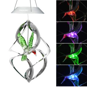 solar lights outdoor hanging lights hummingbird color changing lights xmas gifts for mother decor home garden patio yard indoor outdoor