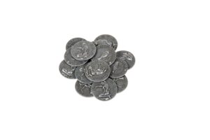 mythological creatures themed gaming coins - small 20mm 15-pack, novelty fantasy replica coins