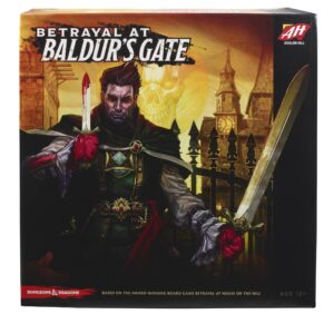 avalon hill hasbro gaming betrayal at baldur's gate modular board hidden traitor game,ages 12 and up,d&d,based on betrayal at house on the hill