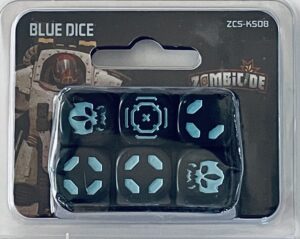 zombicide invader kickstarter exclusive blue dice pack