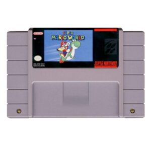 new super mario world game cartridge usa version for nintendo super nes snes game console