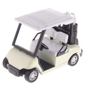 1/20 scale alloy golf cart vehicle model, diecast pull back car model kids collectible toy