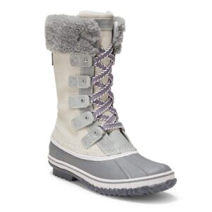 eddie bauer women's hunt pac deluxe boot, snow, 8