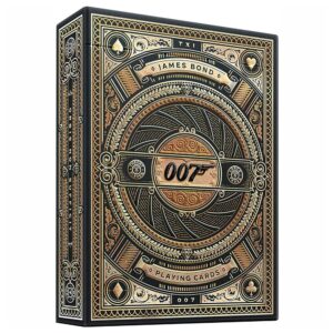 theory11 james bond 007 premium playing cards - gold foil, official collectible deck