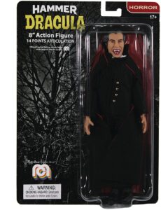 mego horror hammer dracula 8" action figure multicolor