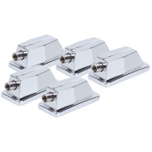 5pcs drum claw hook, rectangular chrome plated snare drum lug bass drum replacement parts