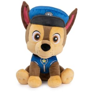 gund paw patrol chase plush, official toy from the hit cartoon, stuffed animal for ages 1 and up, 16.5” (styles may vary)